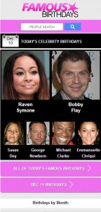 A Case Study In Responsive Web Design - FamousBirthdays.com - Usability Geek